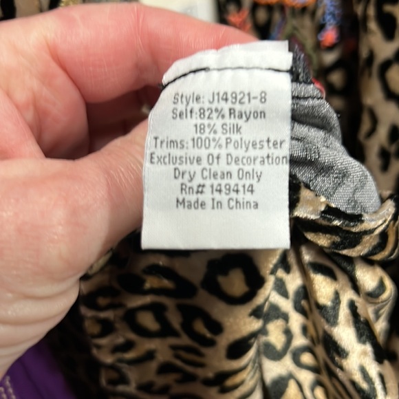 Johnny Was | Tops | Johnny Was Cheetah Print Top | Poshmark